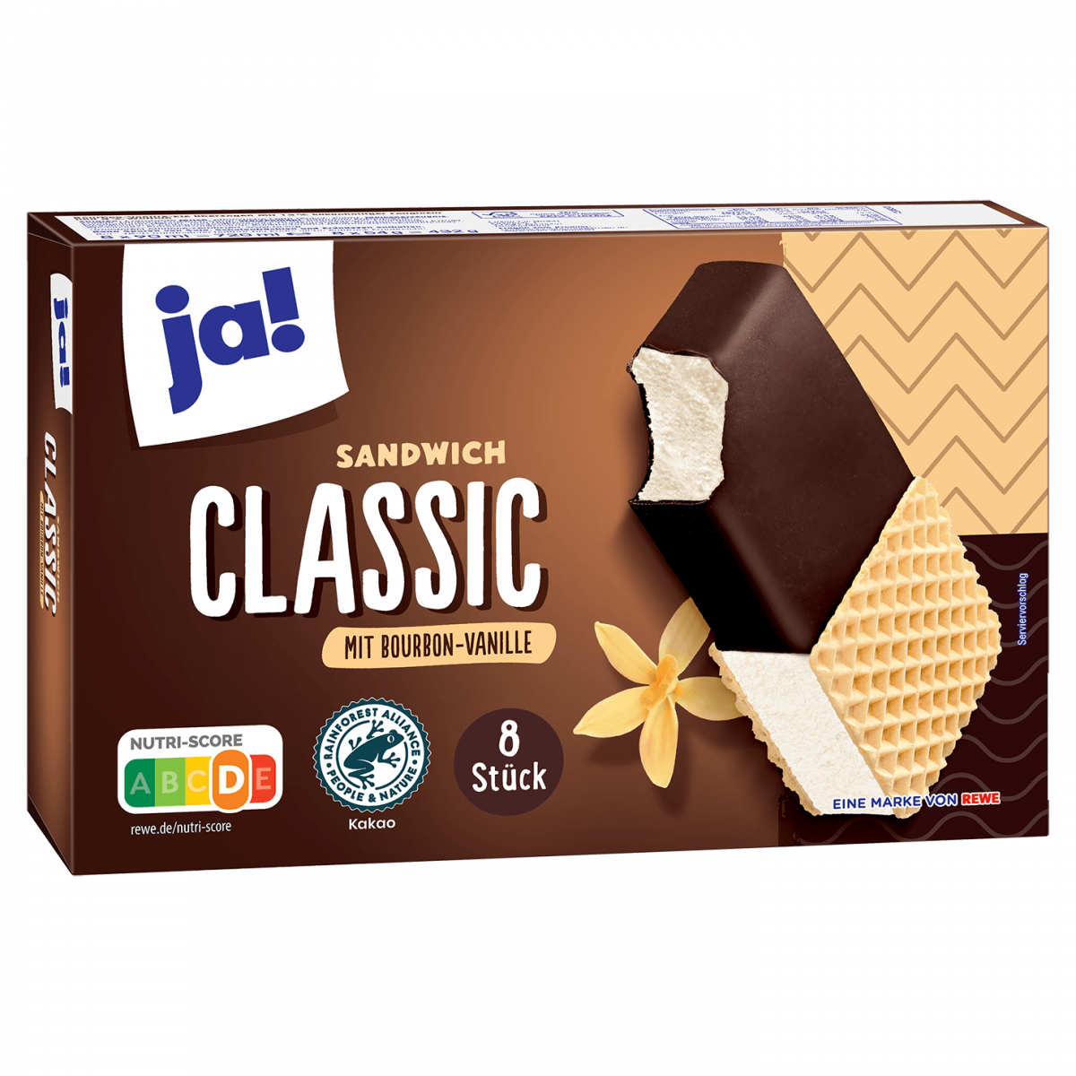 ja! Eis-Sandwich Classic im Test - REWE Produkttests