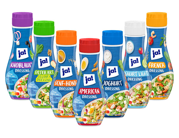 ja! Frische Salatdressings im Test - REWE Produkttests
