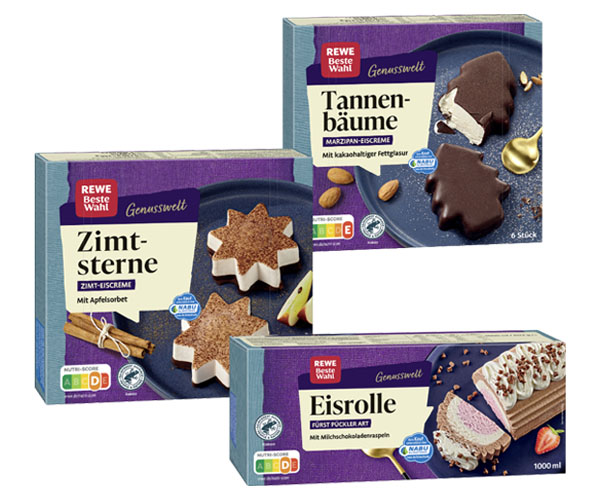 REWE Beste Wahl Eis Festtagsrange im Test - REWE Produkttests