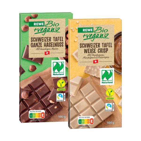 REWE Bio + vegan Schweizer Tafel im Test - REWE Produkttests