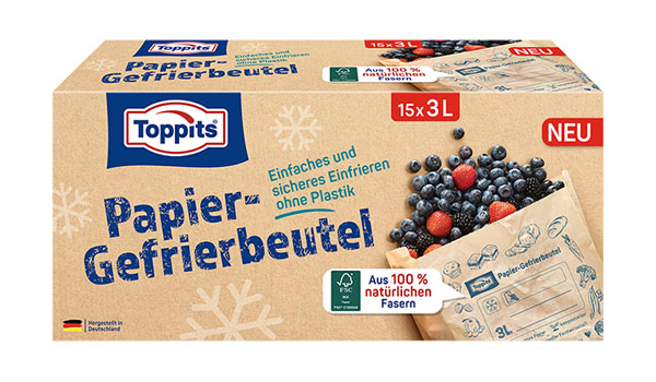 Toppits® Papier-Gefrierbeutel im Test - REWE Produkttests